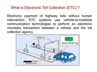 Electronic Toll Collection Govt India - Press Release | PPT