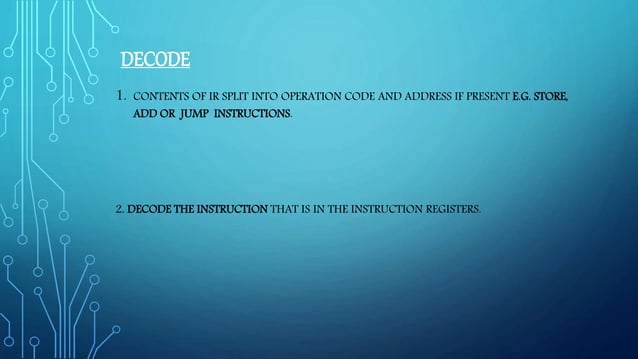 Computer Architecture - Program Execution | PPTX