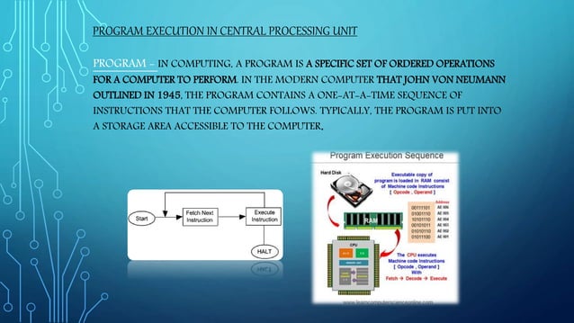 Computer Architecture - Program Execution | PPTX