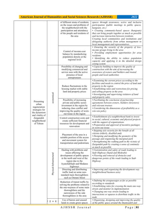 Investigation and evaluation of the role of urban regeneration in the ...