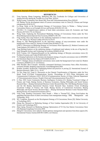 STUDY ON MANAGEMENT STRATEGY OF LAWSON CONVENIENCE STORE IN CHINA | PDF