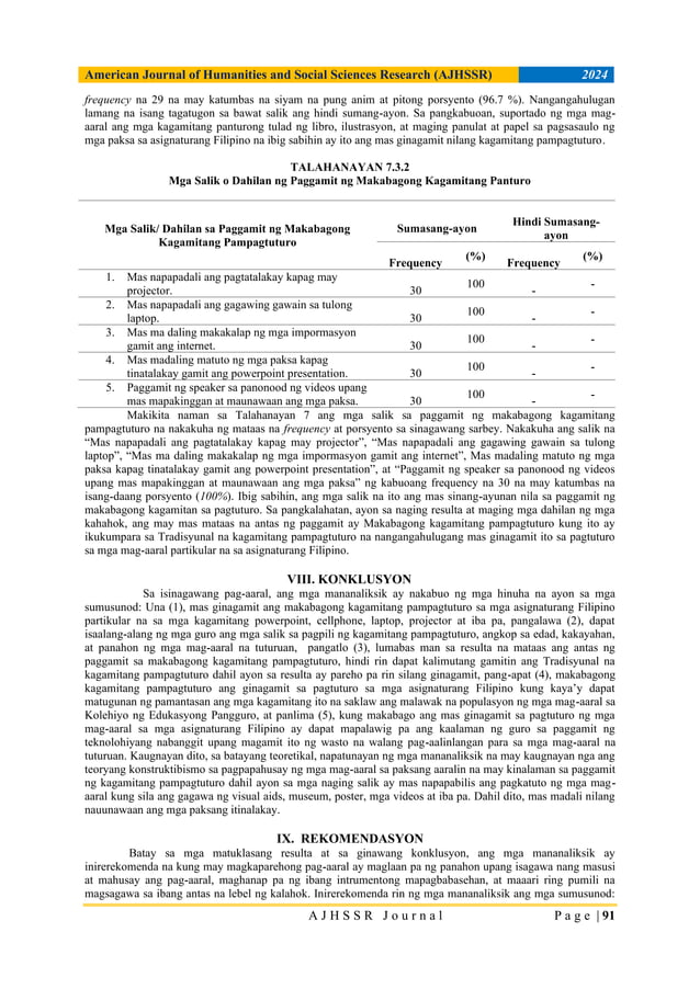 Mga Kagamitang Pampagtuturong Ginagamit sa mga Asignaturang Filipino | PDF