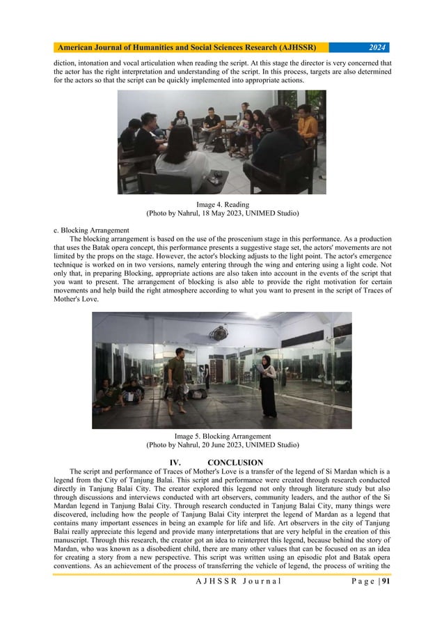 BATAK OPERA TRACKS OF MOTHER'S LOVE : REINTERPRETATION OF THE LEGEND OF ...