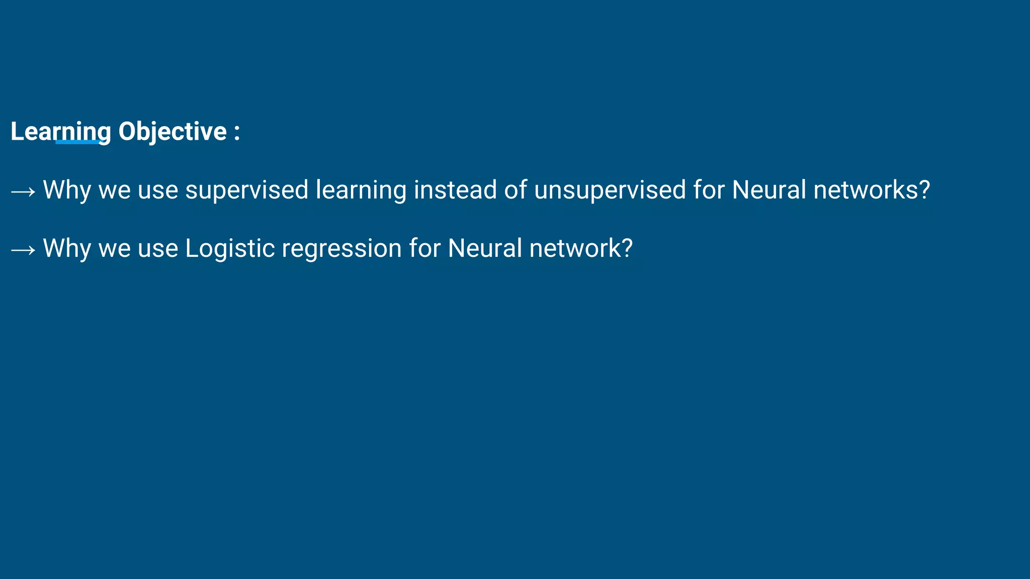 Difference between logistic regression shallow neural network and deep neural network | PPTX