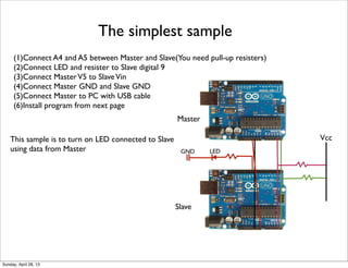 I2C programming with C and Arduino | PPT