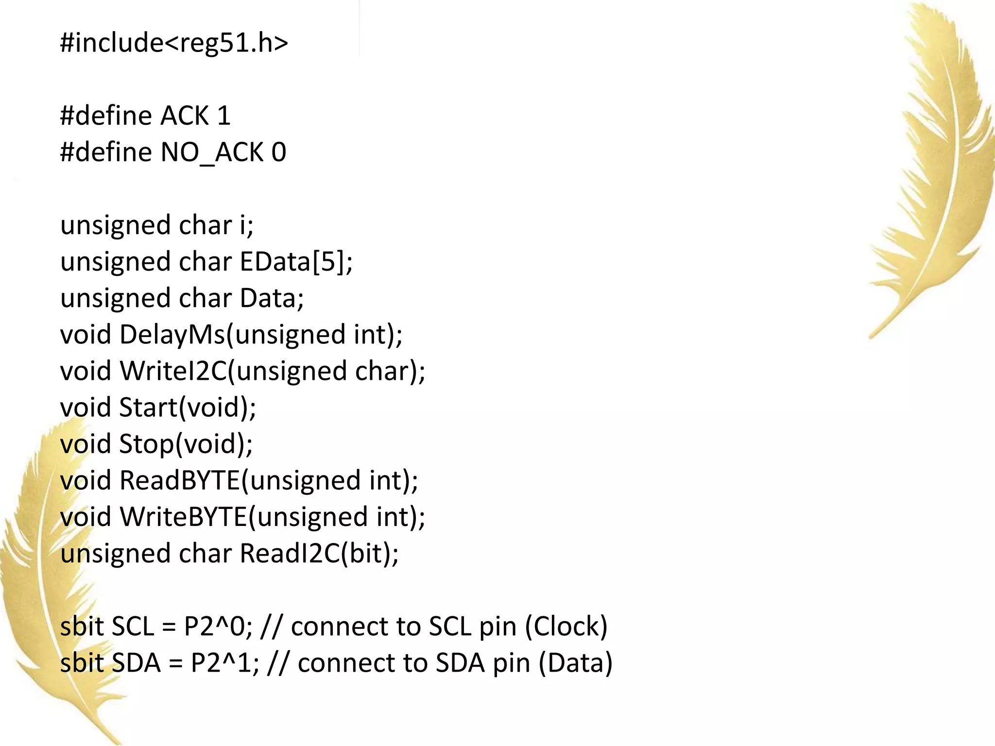 I2C Protocol | PPTX