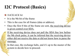 I2C Protocol | PPTX | Computer Networking | Computing