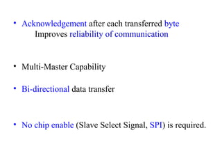 I2C protocol based ppt based on architecture of I2C | PPT