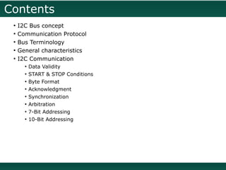 I2C Bus (Inter-Integrated Circuit) | PDF