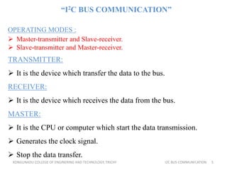 I2 c bus communication | PPT