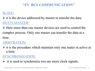 I2 c bus communication | PPT