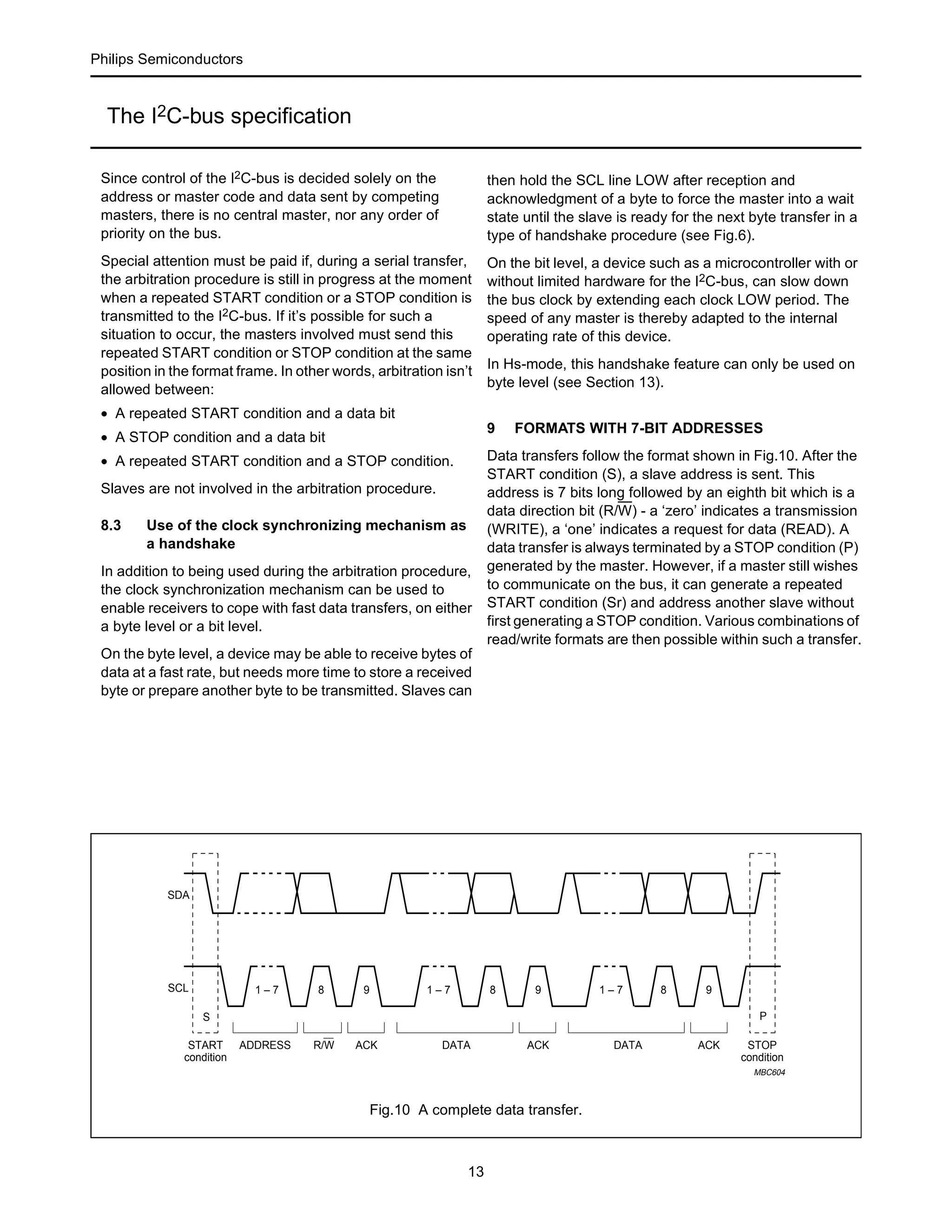 I2C bus specification version 2.1 | PDF