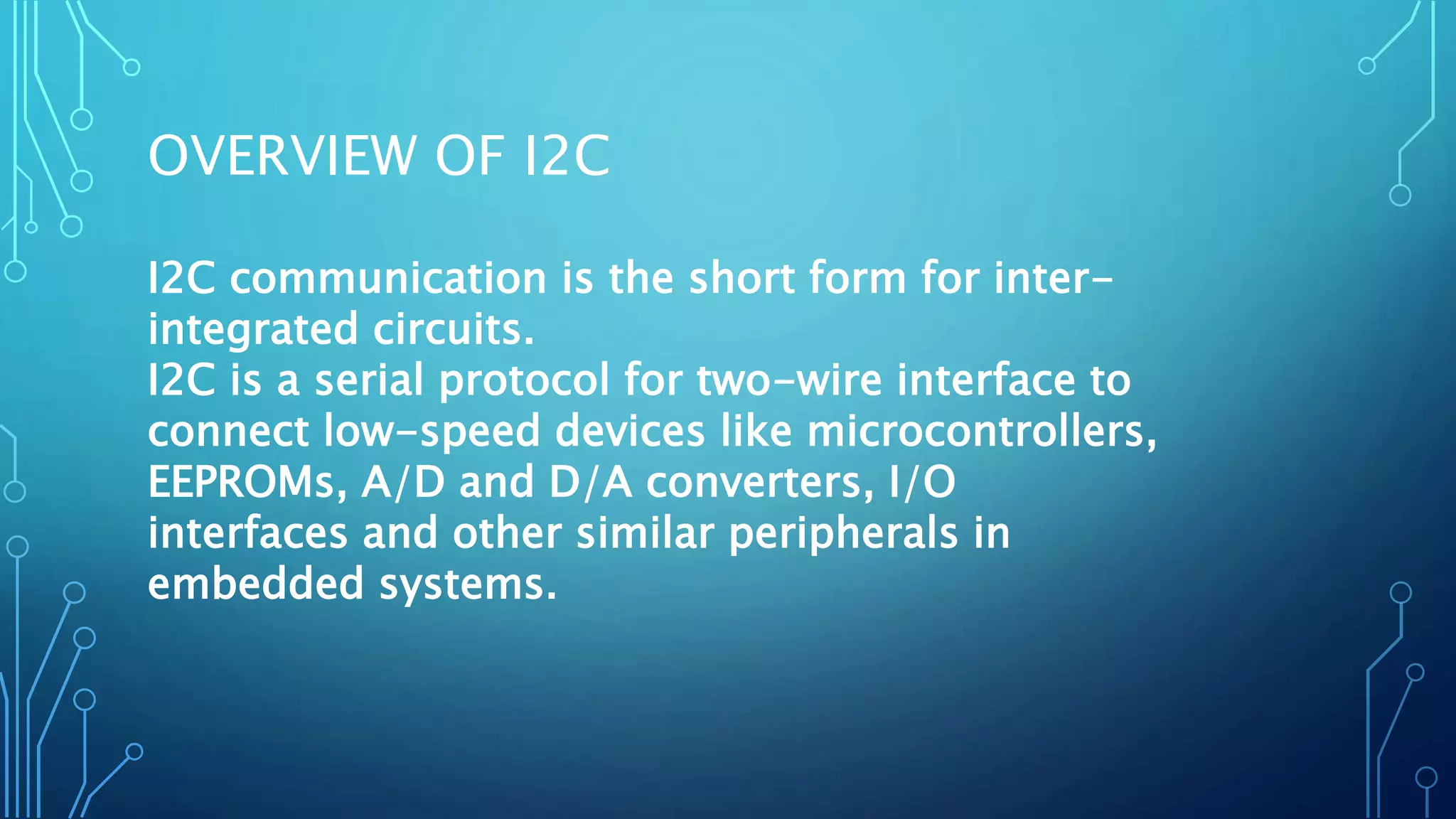 I2 c communication protocol | PPTX