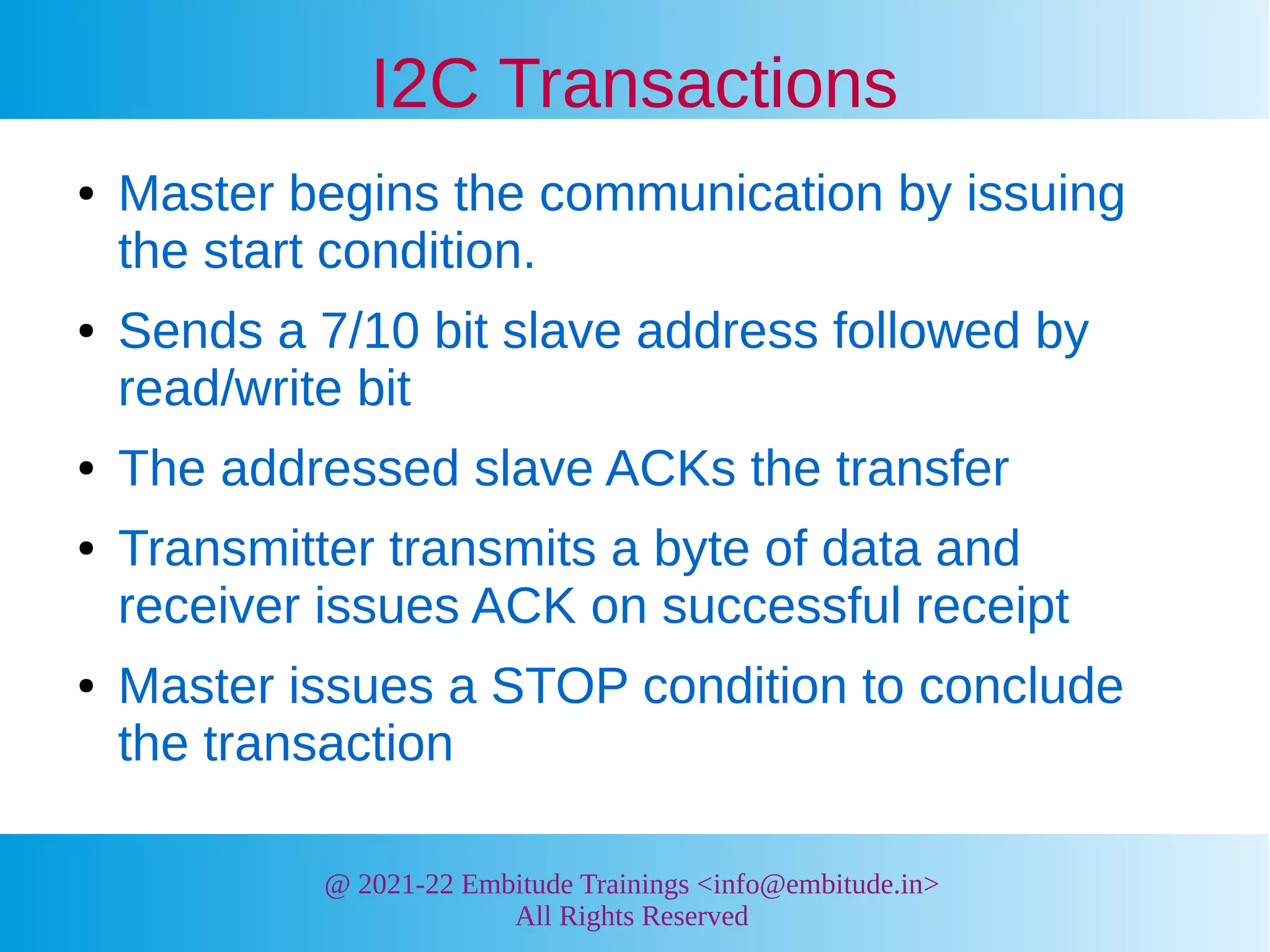 I2c drivers | PDF