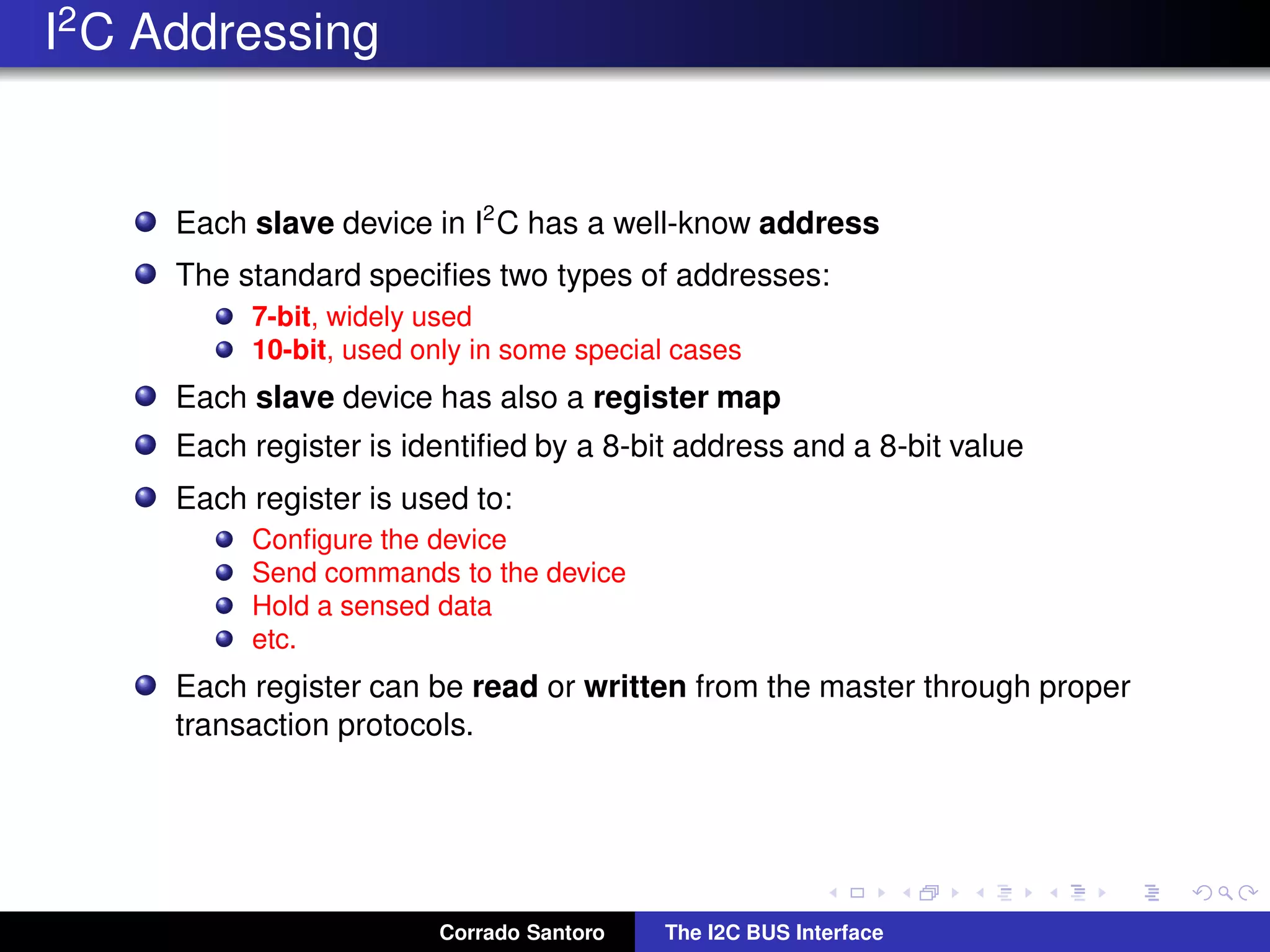 The I2C Interface | PDF