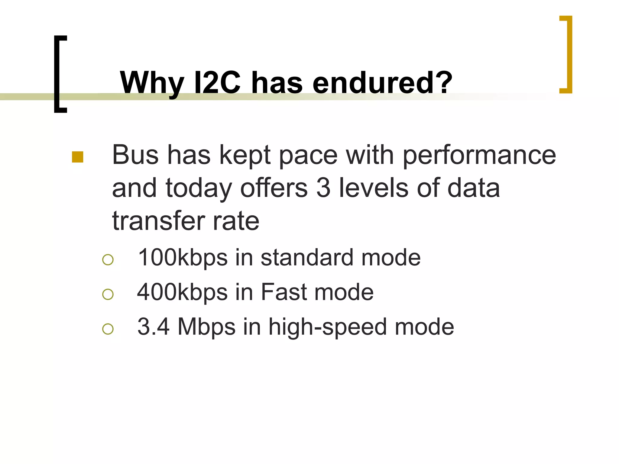 I2C PRESENTATION.PPT | Computer Networking | Computing