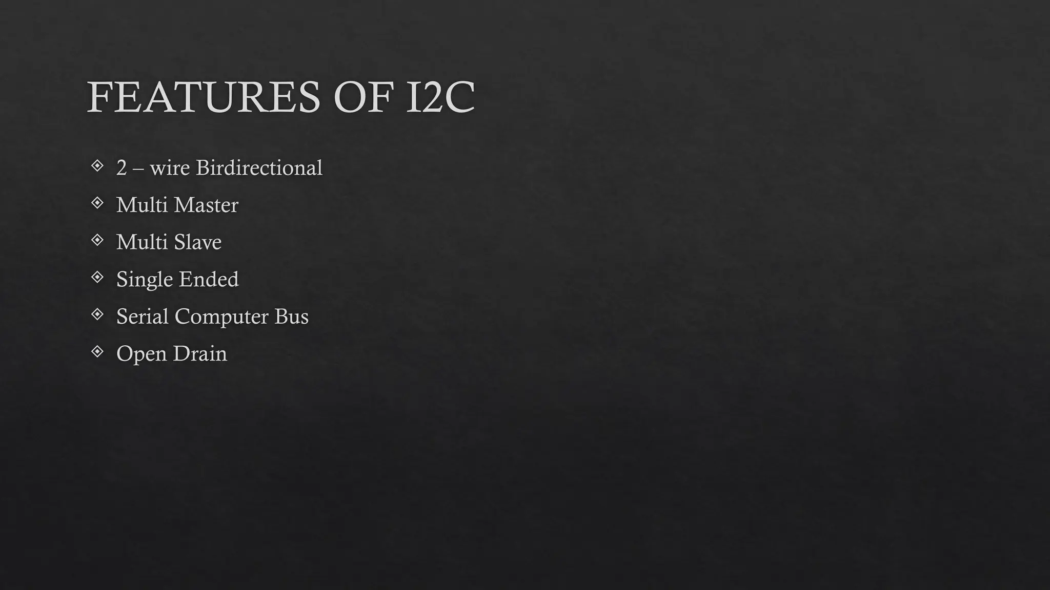 I2c Protocal Off Chip Communication Interface Pptx
