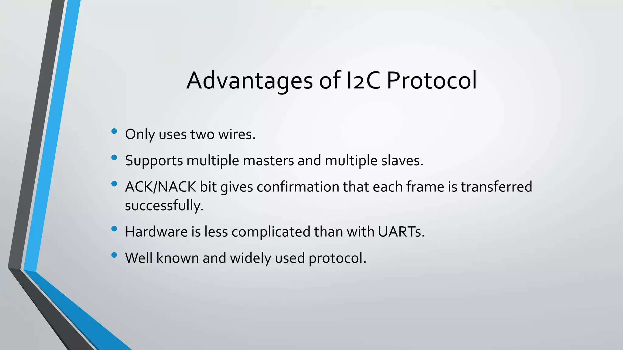 I2c protocol - Inter–Integrated Circuit Communication Protocol | PPTX