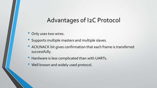 I2c protocol - Inter–Integrated Circuit Communication Protocol | PPTX