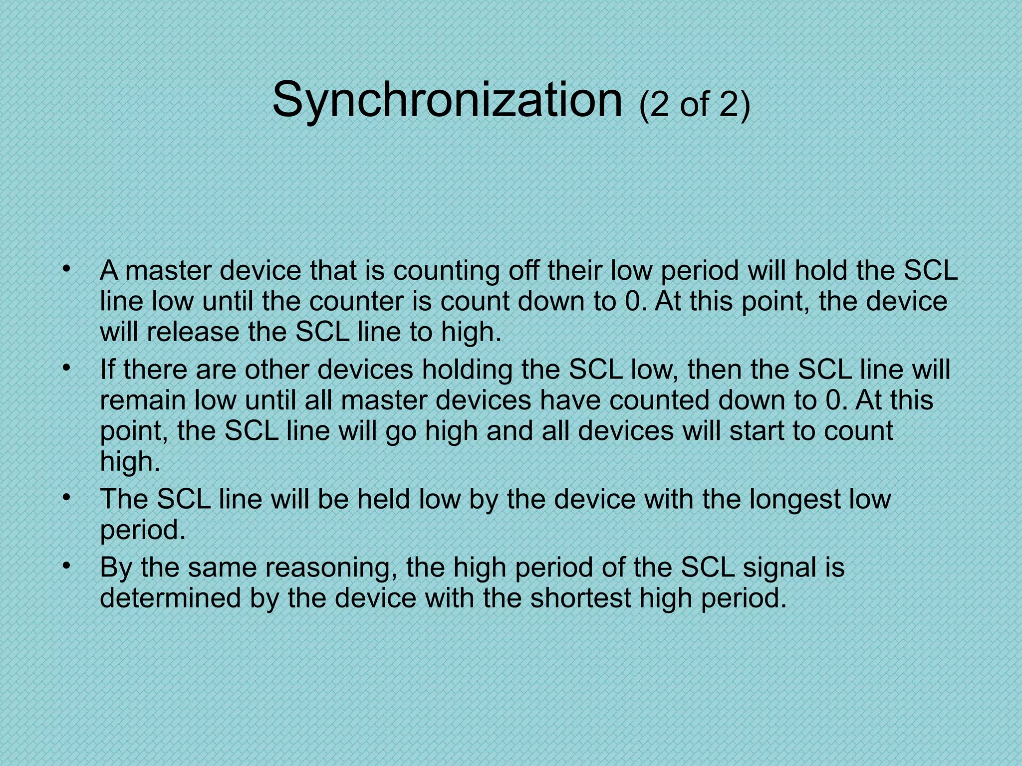 I2c Protocol And Ds1307 Rtc Interfacing Ppt