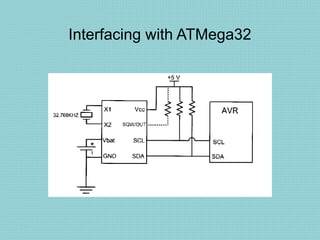 I2C protocol and DS1307 RTC interfacing | PPT
