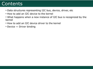 I2C Subsystem In Linux-2.6.24