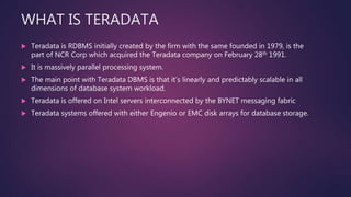 Teradata | PPTX