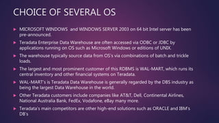 Teradata | PPTX