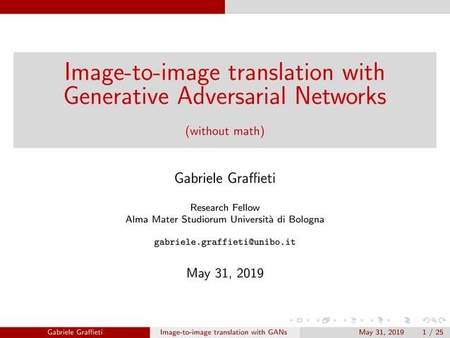 Image-to-image Translation with Generative Adversarial Networks (without math) | PDF | 3-D ...