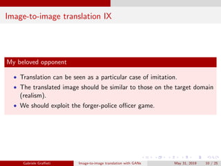 Image-to-image Translation with Generative Adversarial Networks (without math) | PDF