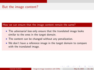 Image-to-image Translation with Generative Adversarial Networks (without math) | PDF