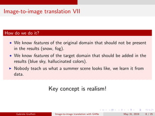 Image-to-image Translation with Generative Adversarial Networks (without math) | PDF