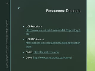 machinelearning_slide note this is repdf | PPT