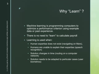 machinelearning_slide note this is repdf | PPT