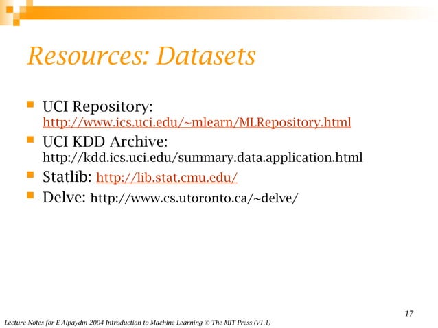 Machine learning presentation by the MIT Press | PPT