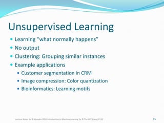 supervised learning and unsupervised learning | PDF | Computing | Technology & Computing