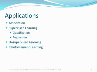 supervised learning and unsupervised learning | PDF | Computing | Technology & Computing