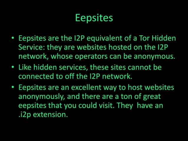 I2P (Invisible Internet Project) | PPT