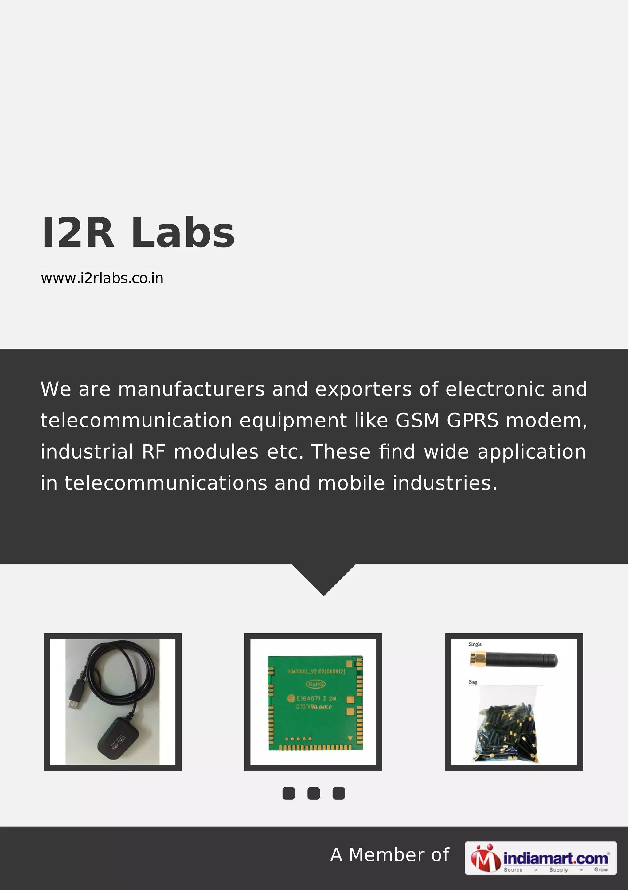 I2r labs | PDF