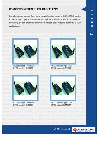 I2R Labs, Bengaluru, Telecommunication Equipment GPS Modules | PDF