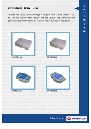 I2R Labs, Bengaluru, Telecommunication Equipment GPS Modules | PDF
