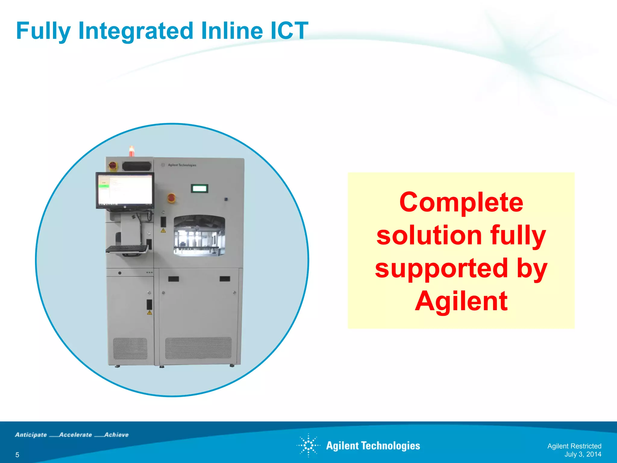 i3070 Series 5i E9988E, 2 Module In-line ICT | PDF