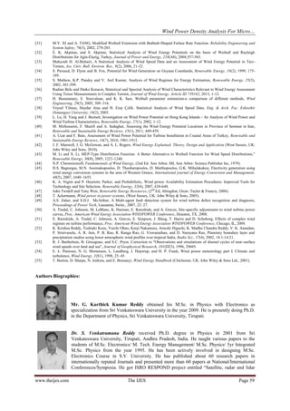 Wind Power Density Analysis for Micro-Scale Wind Turbines | PDF