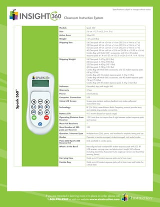 I360 with specs | PDF