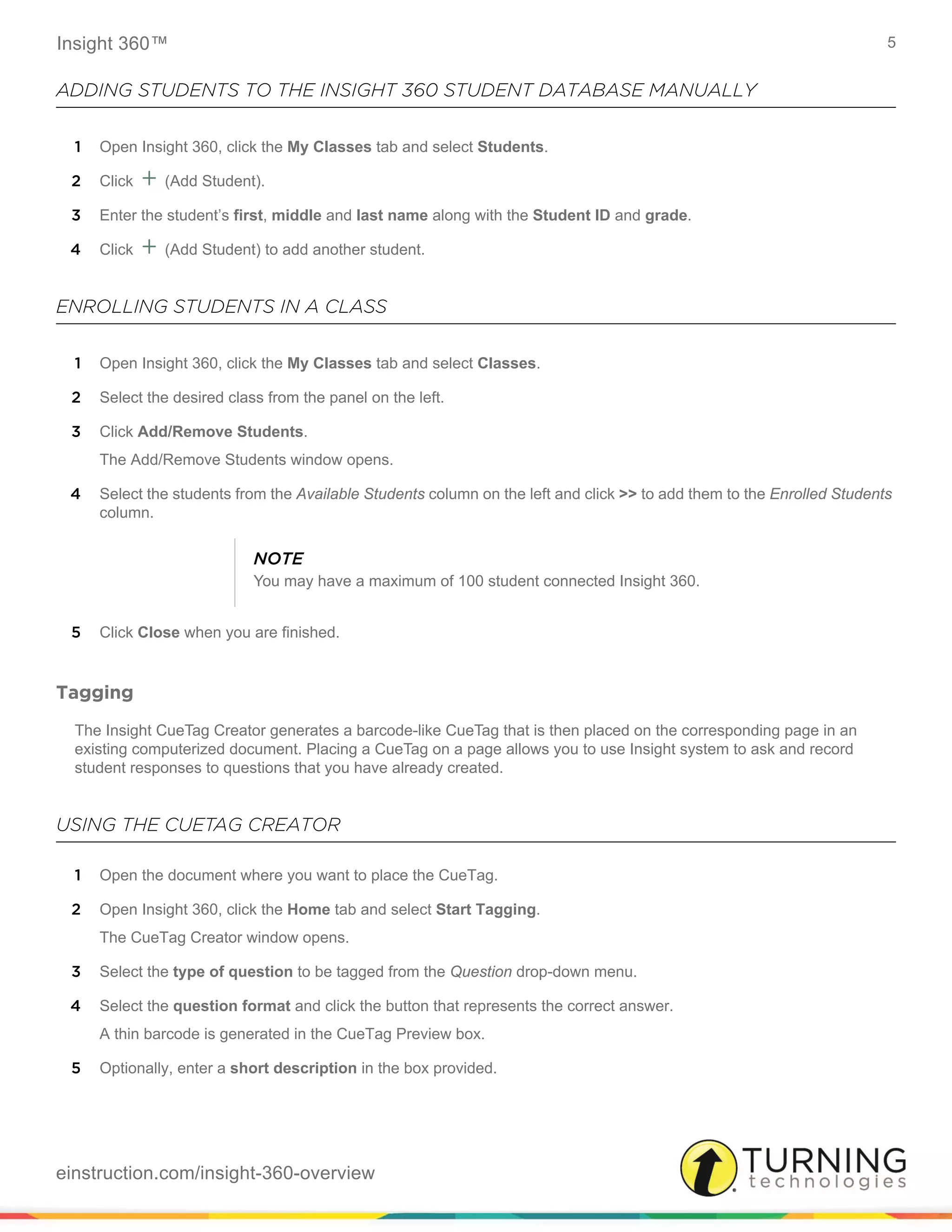 I360 quick start guide | PDF