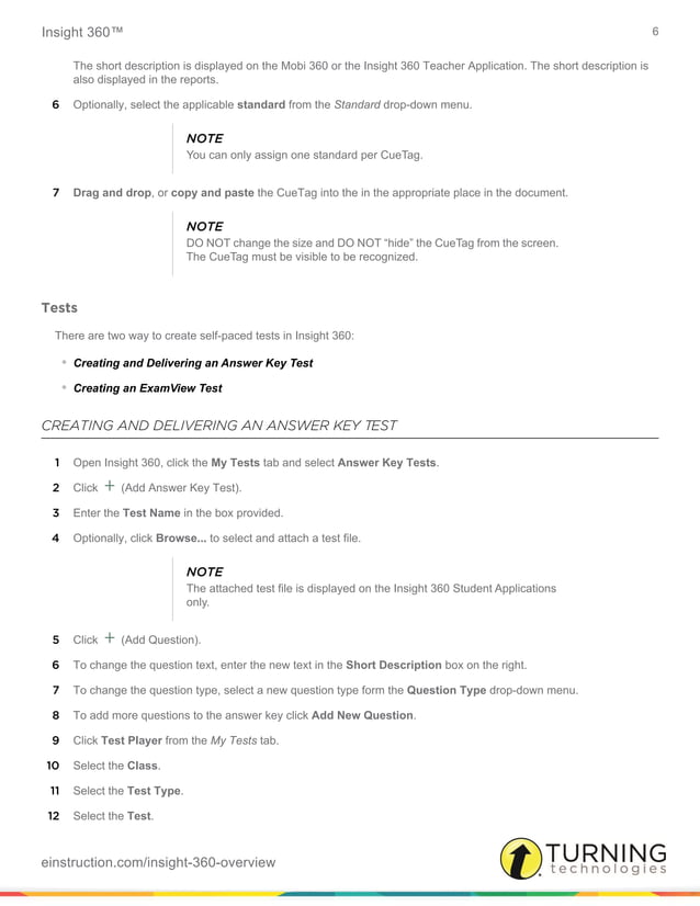 I360 quick start guide | PDF