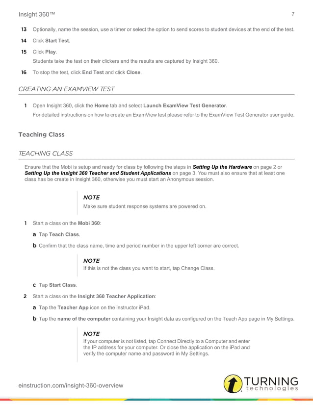 I360 quick start guide | PDF