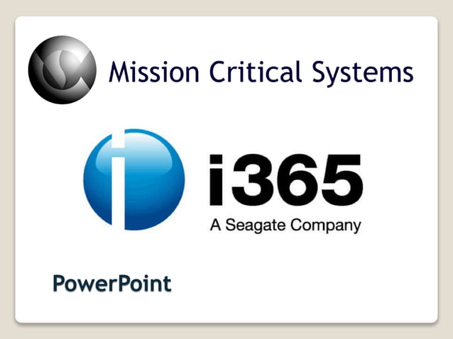 I365 presentation | PPT
