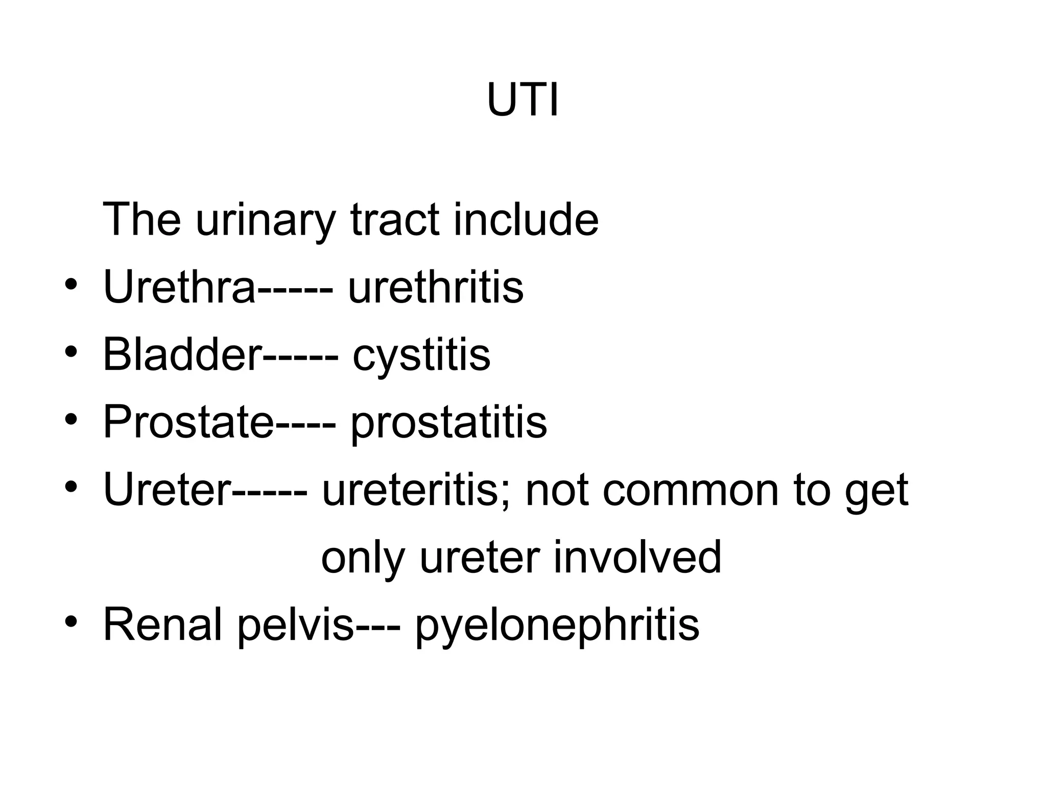 PRESENTATION ON URINARY TRACT INFECTIONS | PPT