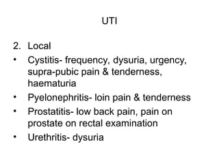 PRESENTATION ON URINARY TRACT INFECTIONS | PPT